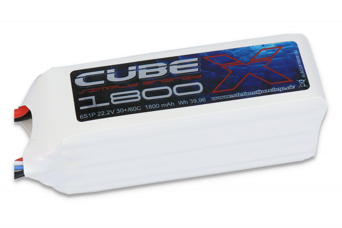 SLS X-CUBE 1800MAH 6S1P 22,2V 30C/60C – FlyingMachines.de